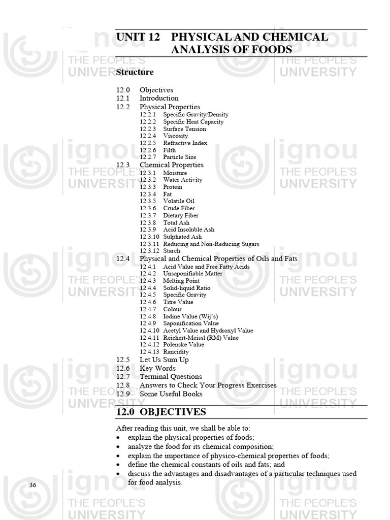 Chemical Analysis | PDF | Density | Surface Tension