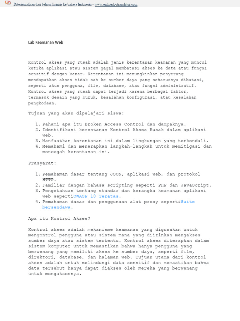 Web Security Lab - En.id | PDF