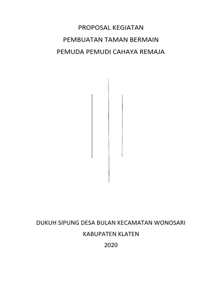 Proposal Pembuatan Taman Bermain | PDF