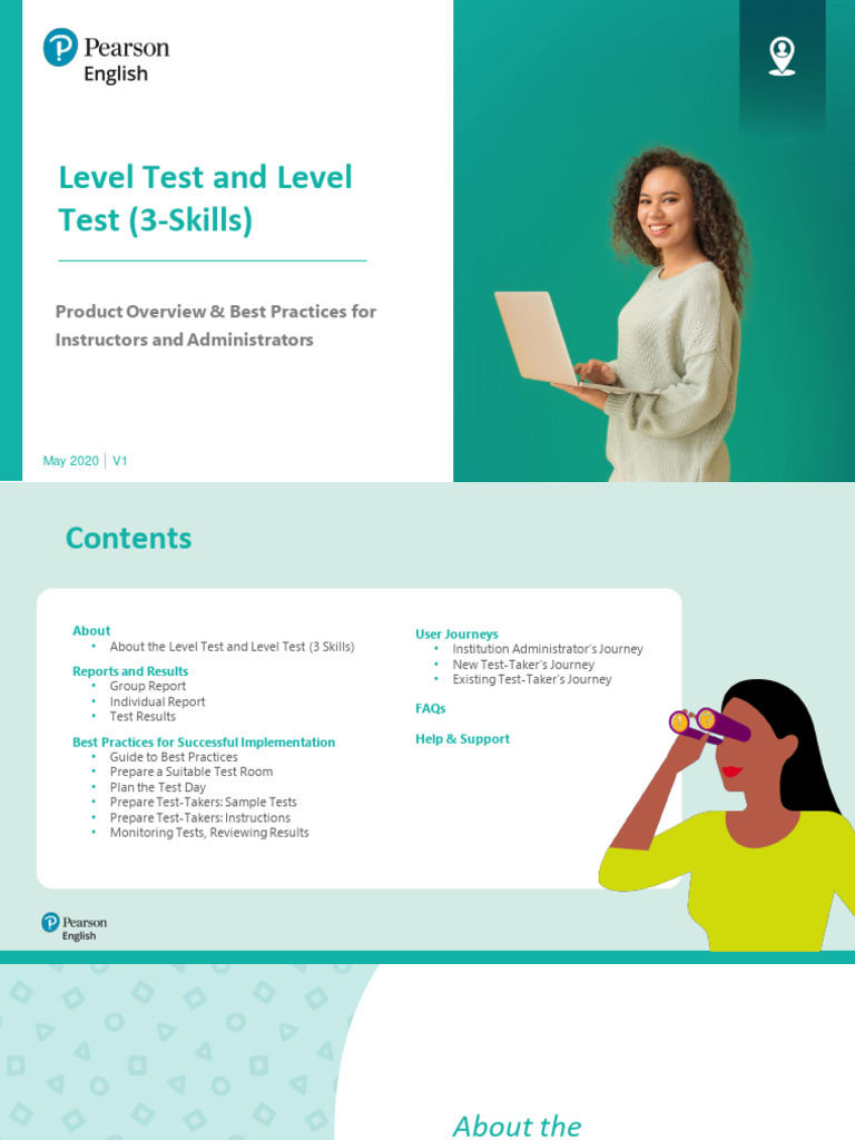 V1 Level Test User Guide PDF | PDF | Computing