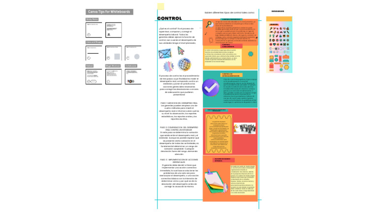Process Whiteboard in Orange Red Green Style | PDF