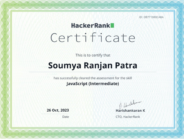 javascript_intermediate certificate | PDF