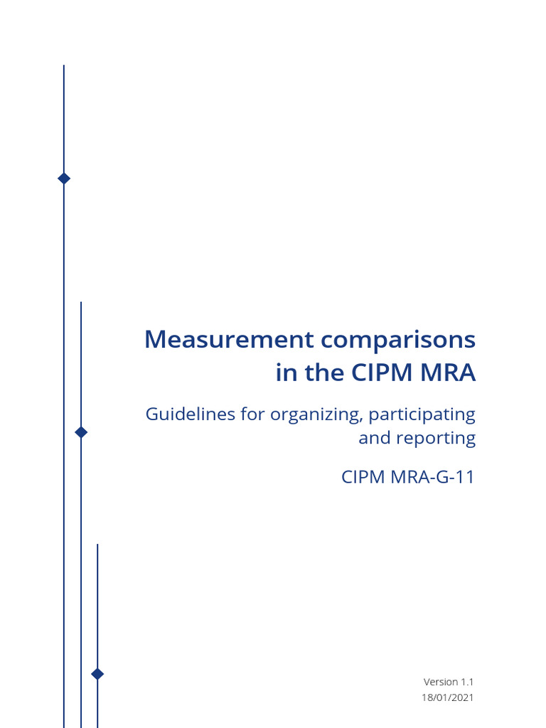 CIPM MRA G 11 Guidelines | Download Free PDF | Metrology | Science
