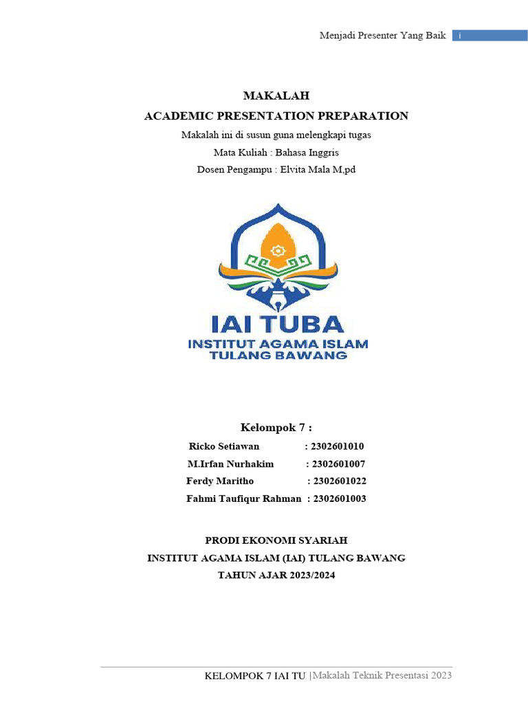 Tugas Makalah Bahasa Inggris | PDF