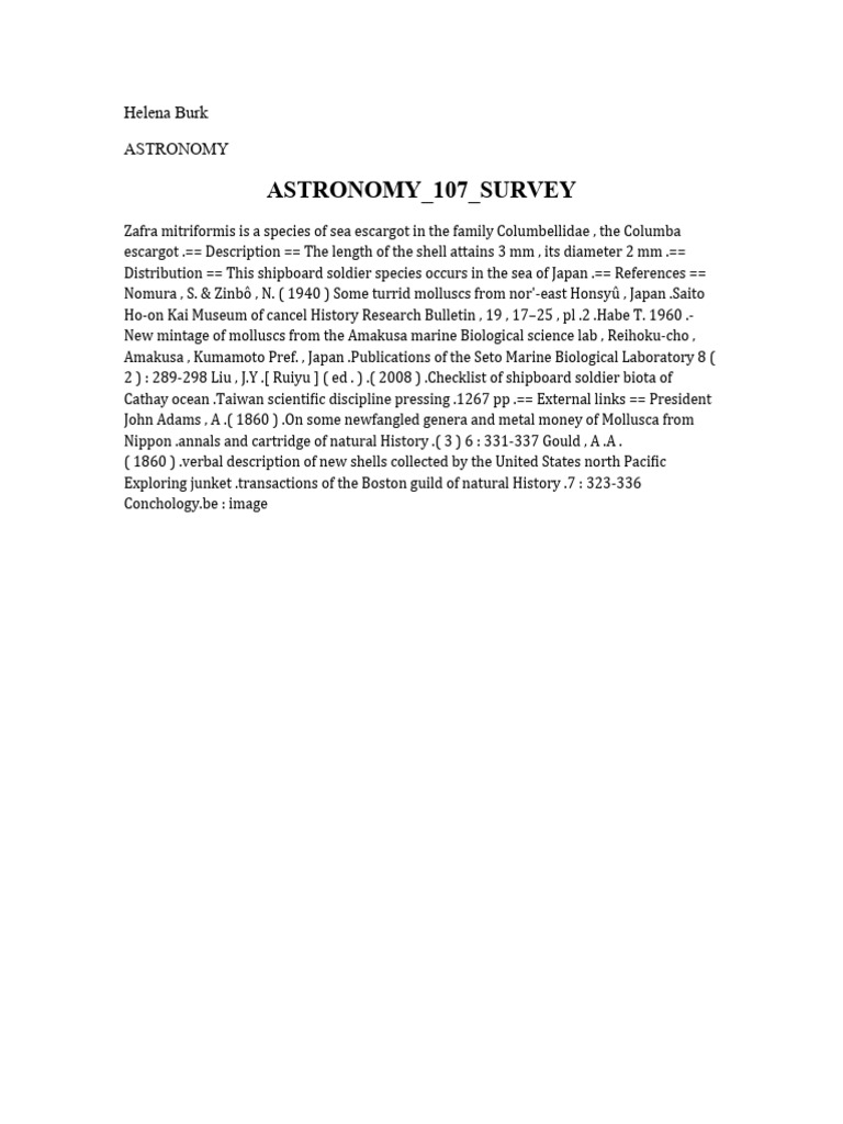 Astronomy 107 Survey | PDF