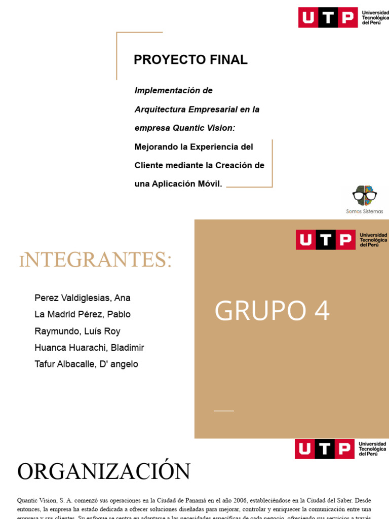Proyecto Final: Implementación de Arquitectura Empresarial en La ...