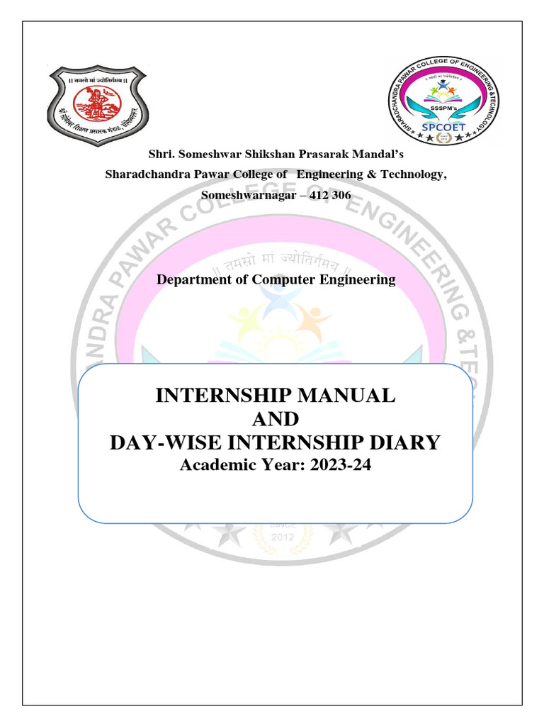 Internship Manual and Diary | PDF | Engineering | Sustainability