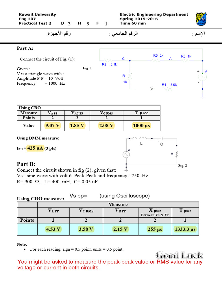 AC Practice | PDF | Amplitude | Electrical Engineering