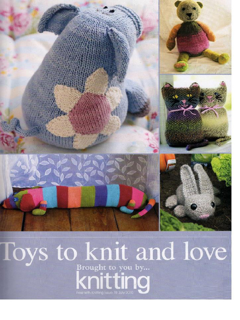 Knitting 78 2010-07 Toys To Knit and Love | PDF