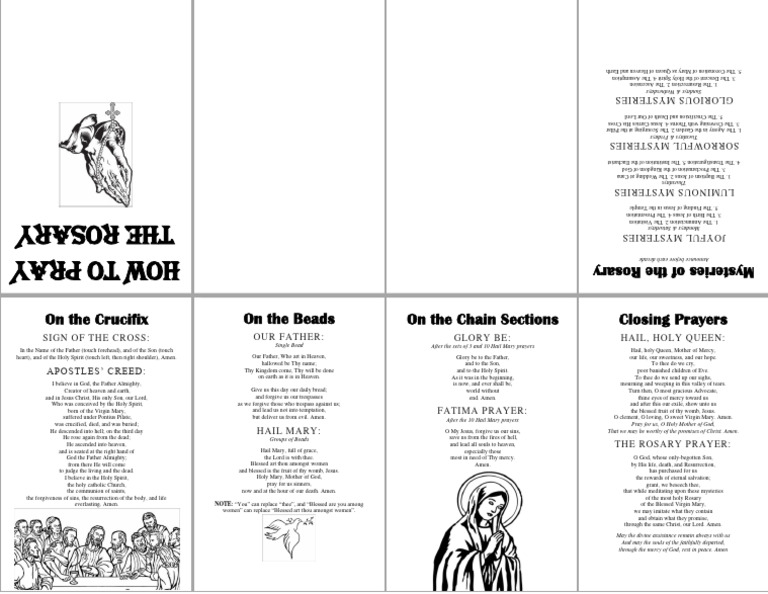 How to Pray the Rosary Guide | PDF | Rosary | Jesus
