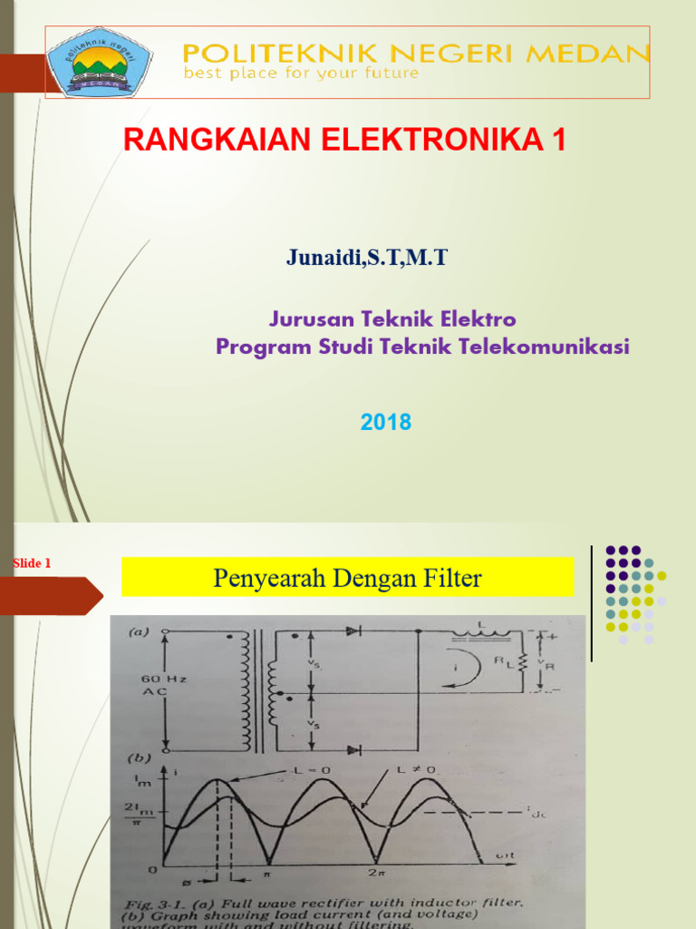 Penyearah Dengan Filter | PDF | Rectifier | Physical Quantities