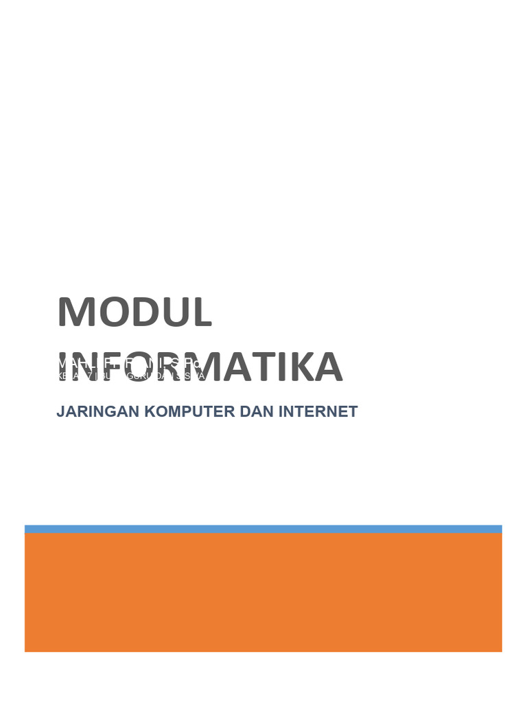 Modul Jaringan Komputer | PDF