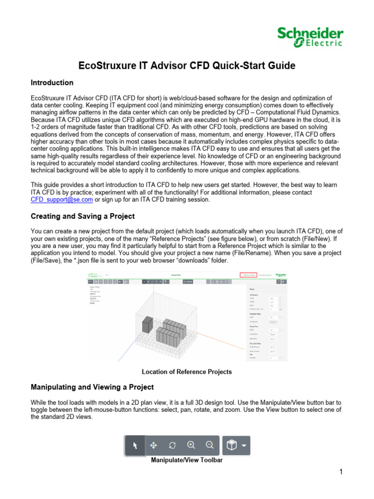 EcoStruxure IT Advisor CFD Quick-Start Guide | PDF | Computational ... EcoStruxure IT Advisor CFD Quick-Start Guide | PDF | Computational ...