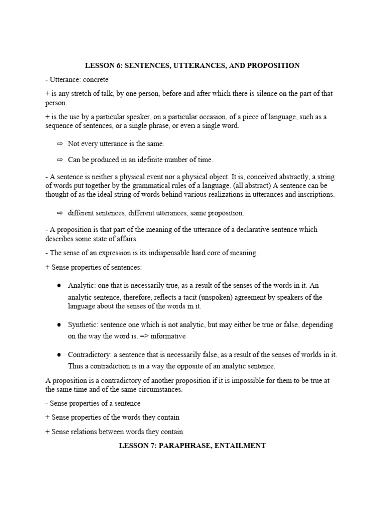 Semantics Review | PDF | Language Mechanics | Human Communication