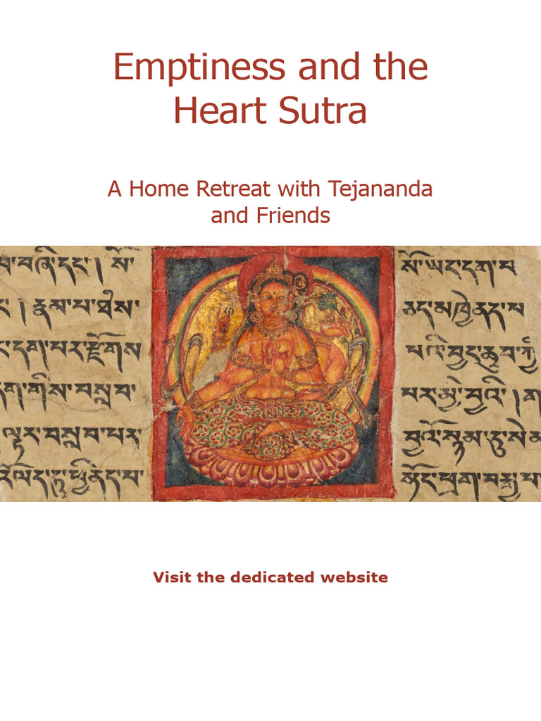 Emptiness and The Heart Sutra Retreat Guide-1 | PDF | Śūnyatā ...
