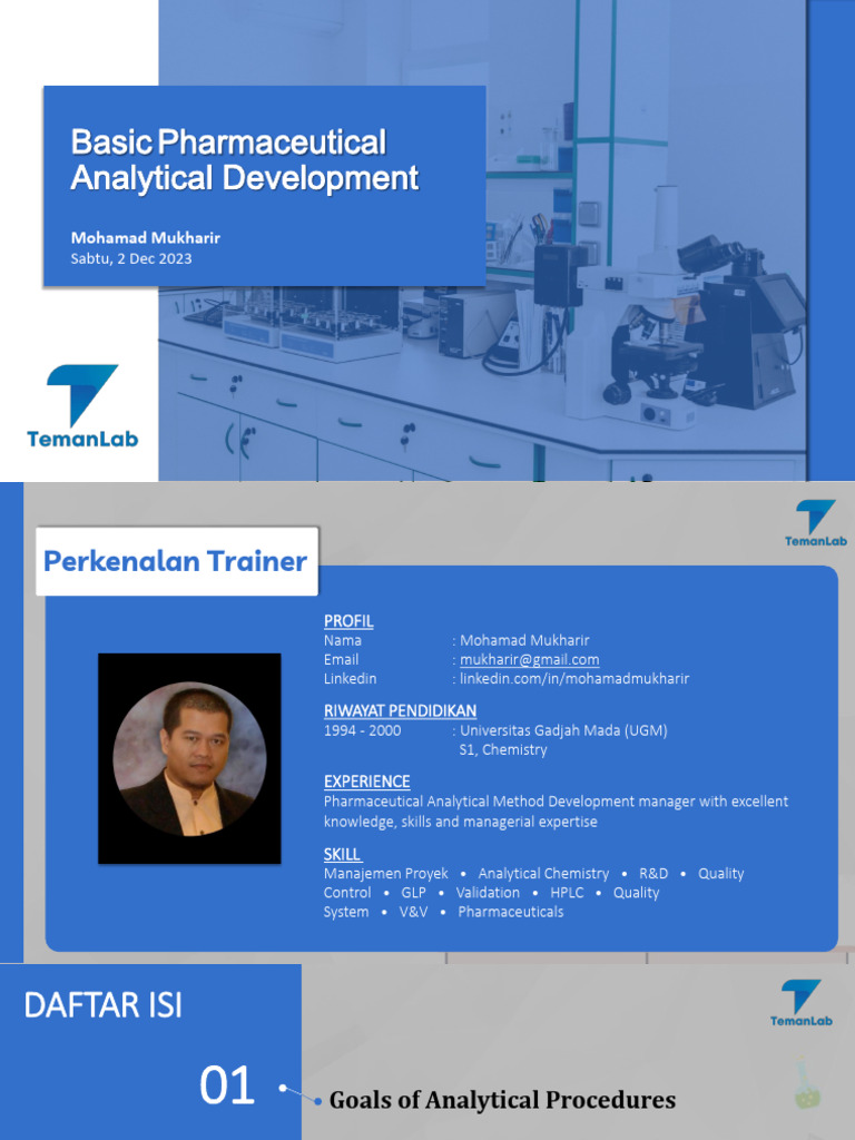 Pharmaceutical Analytical Method Development | PDF | High Performance ...