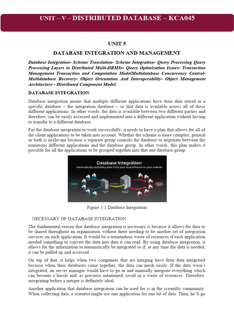 DDS Unit - 5 | Download Free PDF | Databases | Relational Model