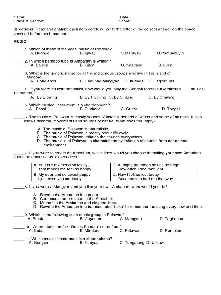 Mapeh 7 Summative Test | Download Free PDF | Eating Disorder | Eating Mapeh 7 Summative Test | Download Free PDF | Eating Disorder | Eating