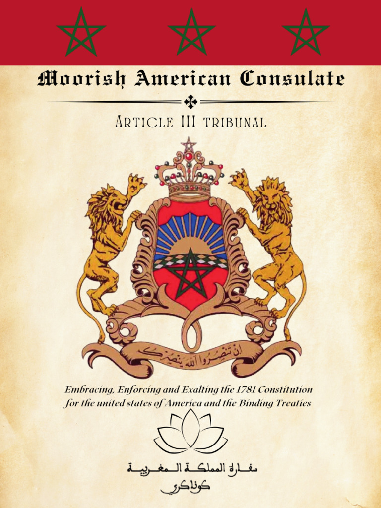 The Morrish American Consular Article III Tribunal Federal Supreme ...
