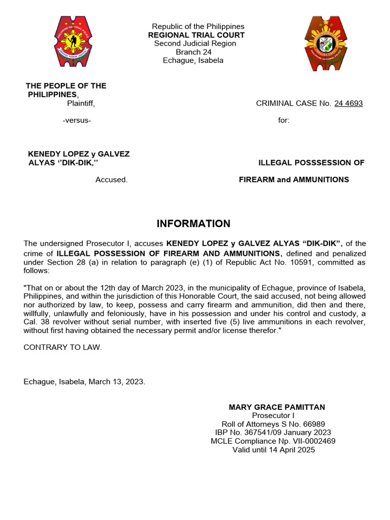 Cdi Case Folder | Download Free PDF | Prosecutor | Crimes