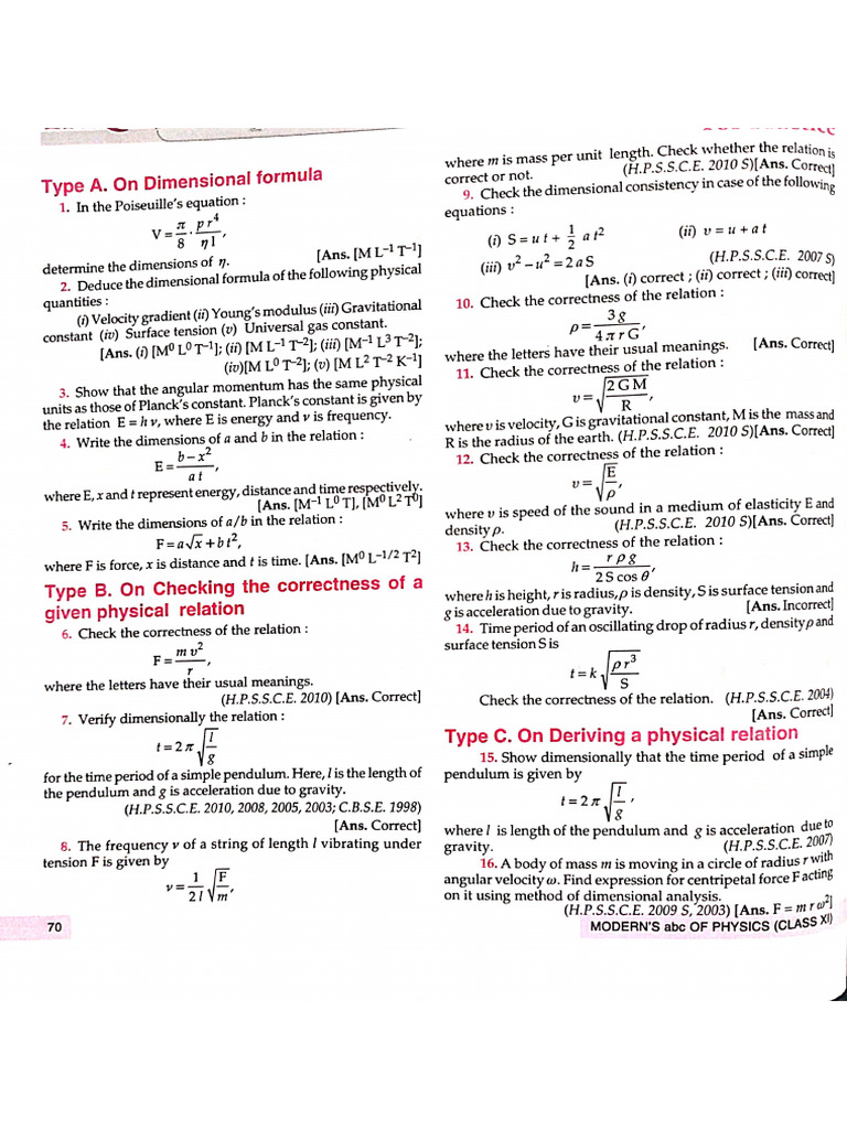 Dimensional Analysis PDF 2 | PDF