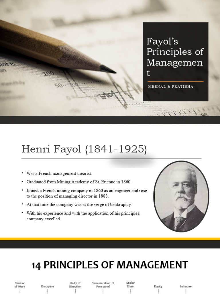 Fayol’s Principles of Management | PDF | Business