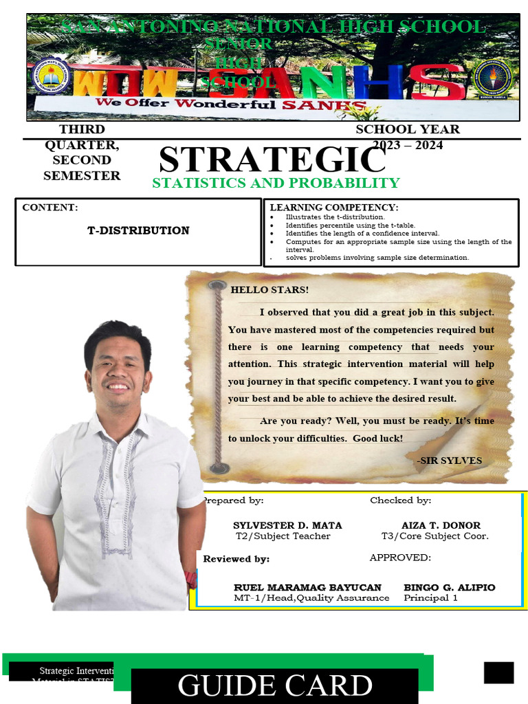 SIM 6 | PDF | Statistics | Probability Theory