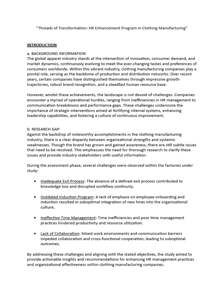 Threads of Transformation - DRAFT | PDF | Performance Indicator ... Threads of Transformation - DRAFT | PDF | Performance Indicator ...