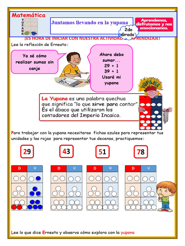 Ficha 21 de Mayo Del 2024 - Matematica - 2do Grado | PDF | Métodos y ...