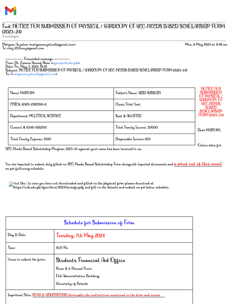 Gmail - FWD - Notice For Submission of Physical - Hardcopy of Hec-Needs ...
