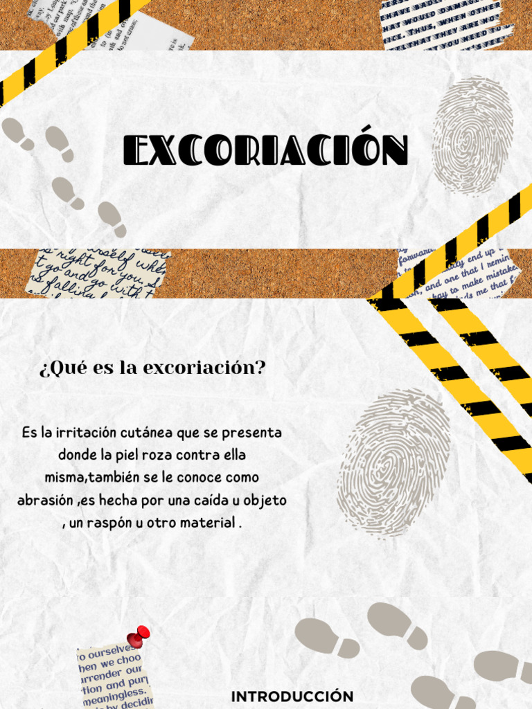Excoriación | PDF