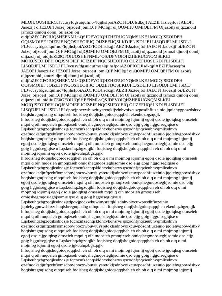 Random Text Generation Sample | PDF