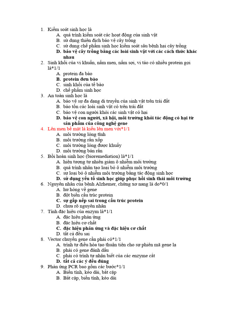 ôn tập shdc | PDF