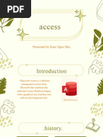 Lesson 2 A Brief History of MS Access | PDF | Microsoft Access | Computing