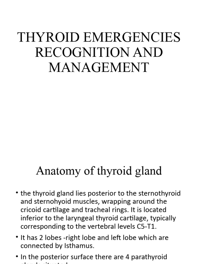 Thyroid | Download Free PDF | Thyroid | Glands