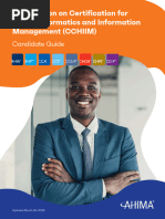 CNIM Certification Handbook 2025 | PDF