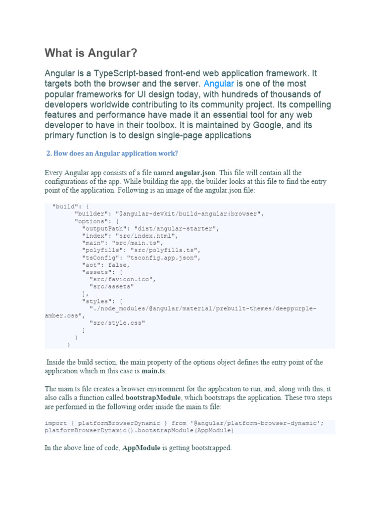Angular Interview QA | PDF | Angular Js | Class (Computer Programming) Angular Interview QA | PDF | Angular Js | Class (Computer Programming)