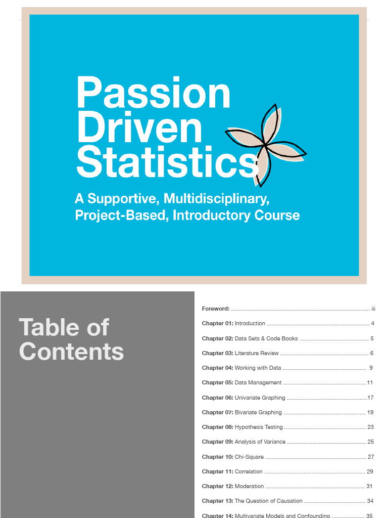 Passion-Driven Statistics 3rd Edition | PDF | Statistics | Tobacco Smoking