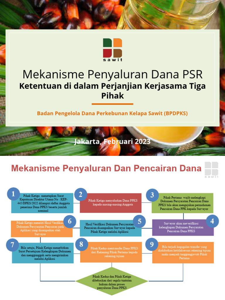 Mekanisme Penyaluran Dana PPKS | PDF | Pengelolaan Keuangan & Uang | Hukum