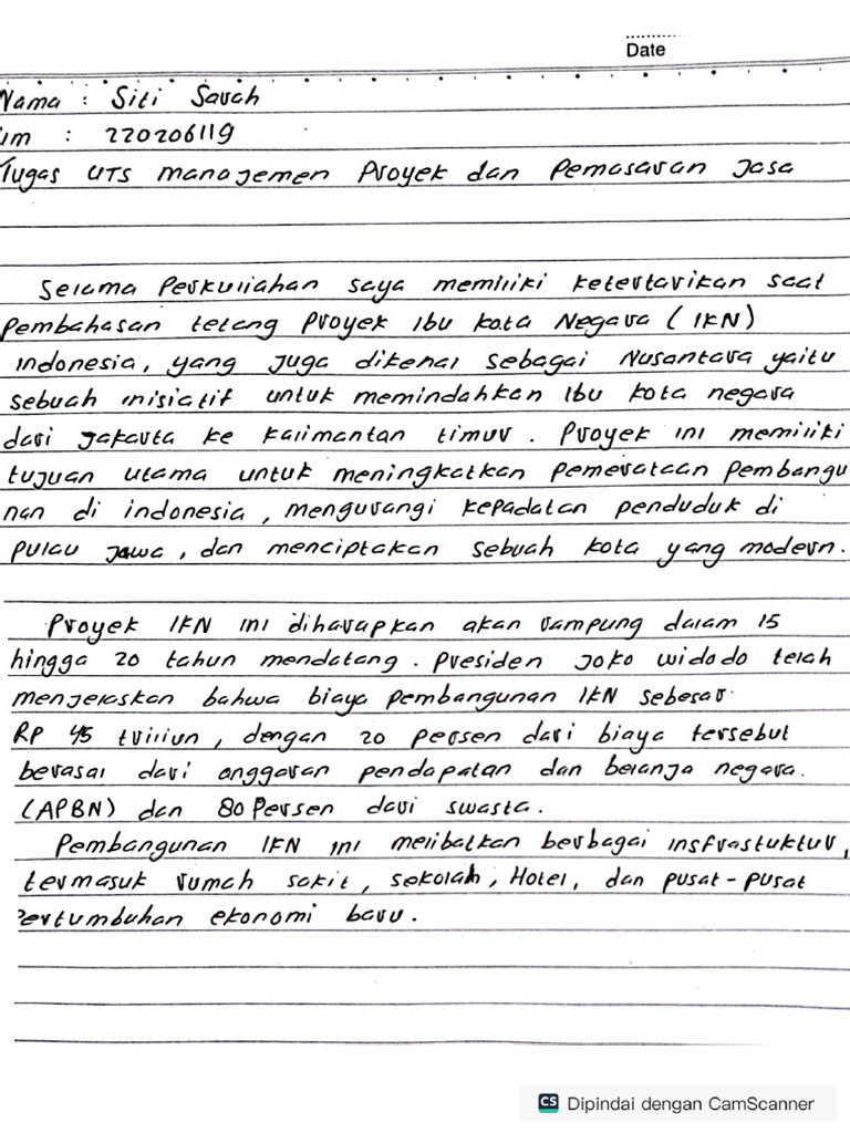 Tugas Uts Dan Uas Siti Sarah | PDF