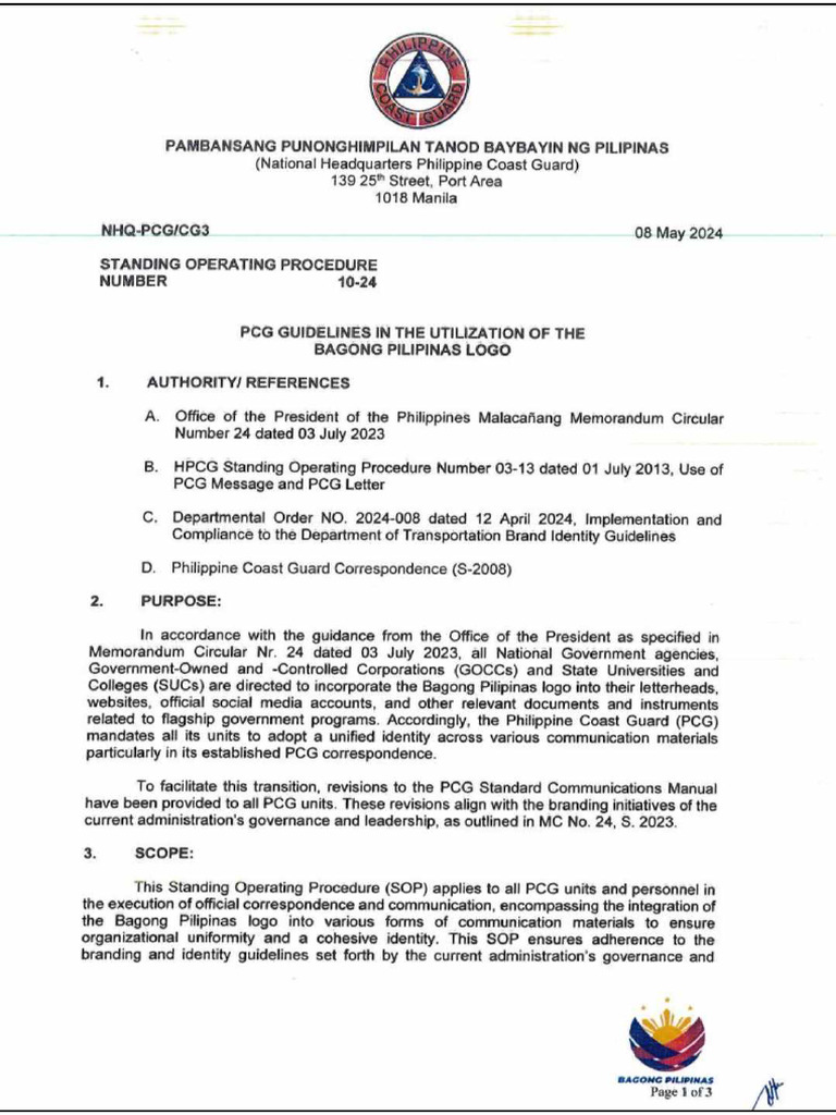 Bagong Pilipinas Memo | PDF