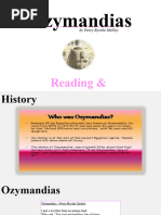 Ozymandias PB Shelley Class 10 | PDF | Poetry | Stanzaic Form