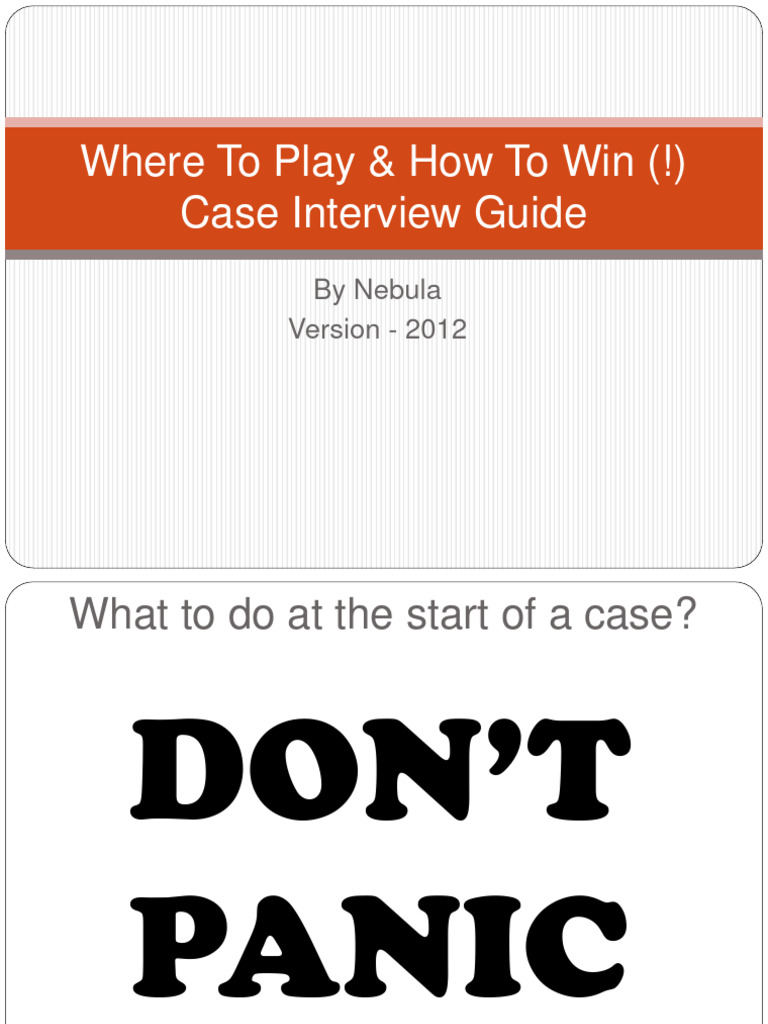 Where To Play How To Win - V2 | PDF | Mergers And Acquisitions | Market ...