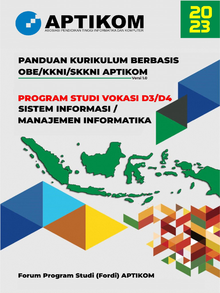 Panduan Kurikulum Bidang Infokom Berbasis OBE - KKNI - SKKNI Program Studi Vokasi D3 - D4 Sistem ...