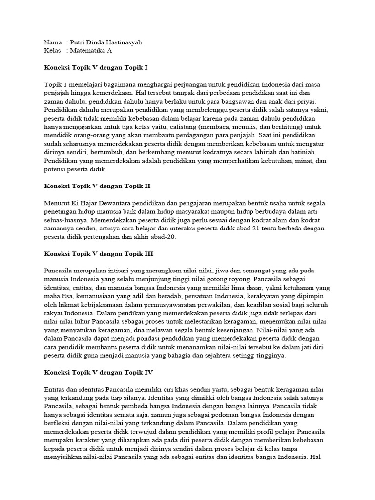 Putri Dinda H - FP - TP5 - KAM | PDF