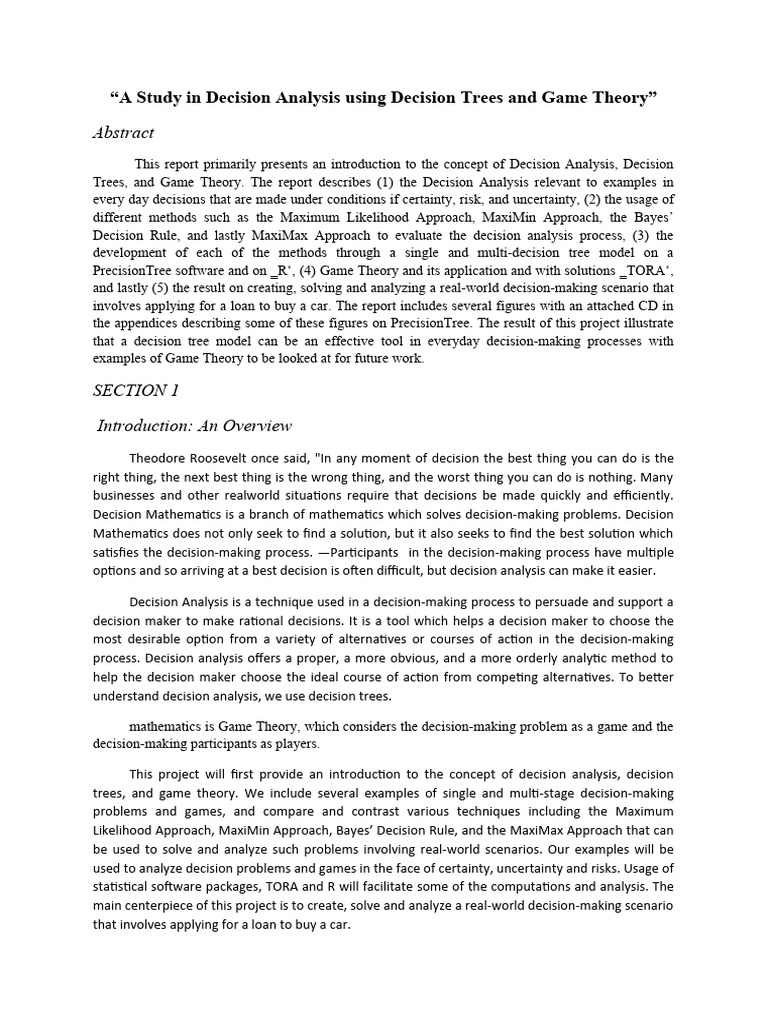 Tugas Andre RANGKUMAN TEORI TREE | Download Free PDF | Decision Making | Demand