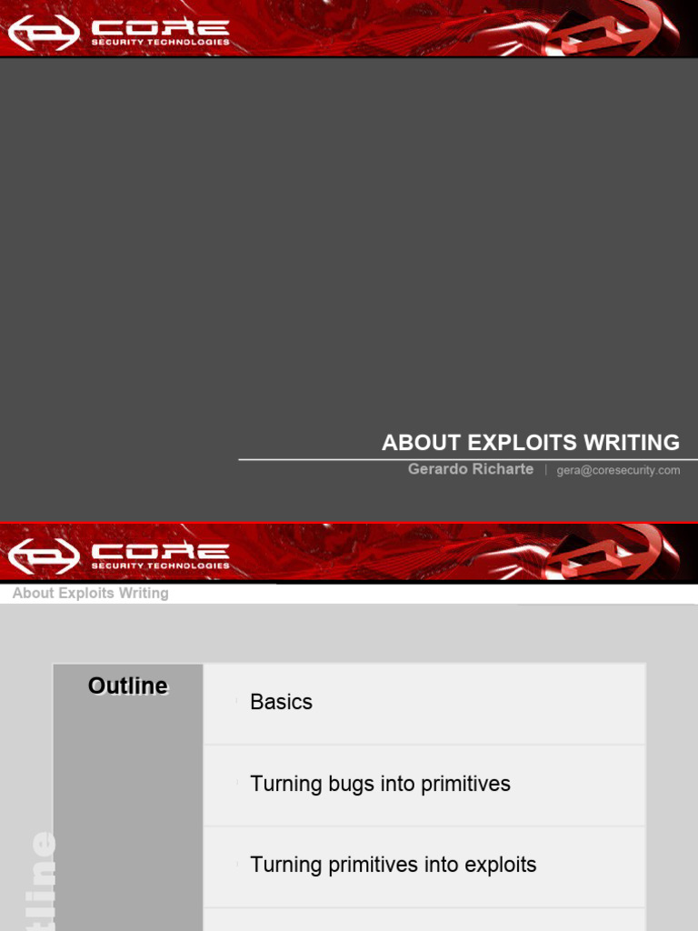 Ra About Exploits Writing Pdf Pointer Computer Programming Computer Science