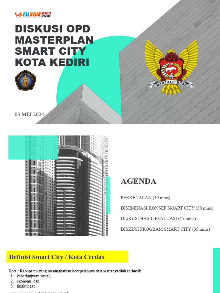 Masterplan Smart City Kediri 2024 | PDF
