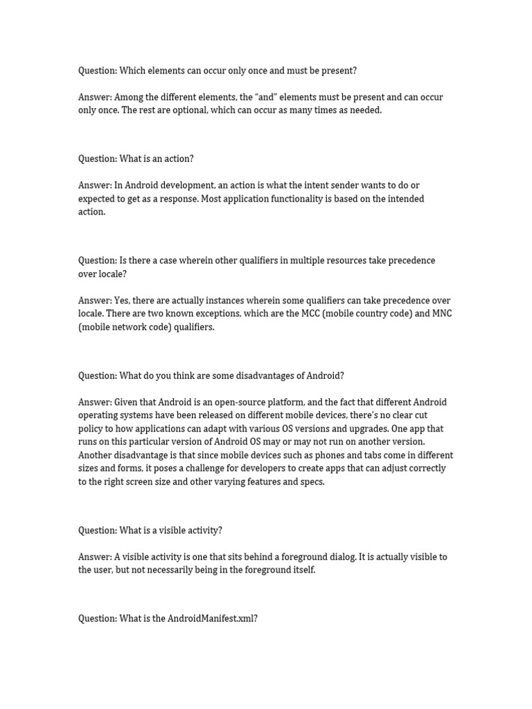 Understanding Android Development Essentials | PDF | Android (Operating System) | Application ...