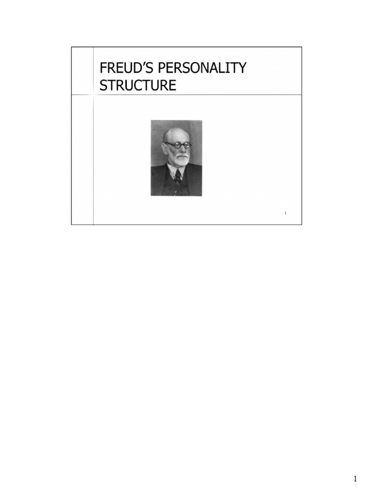 Freud's Structure of Personality | PDF | Id | Behavioural Sciences